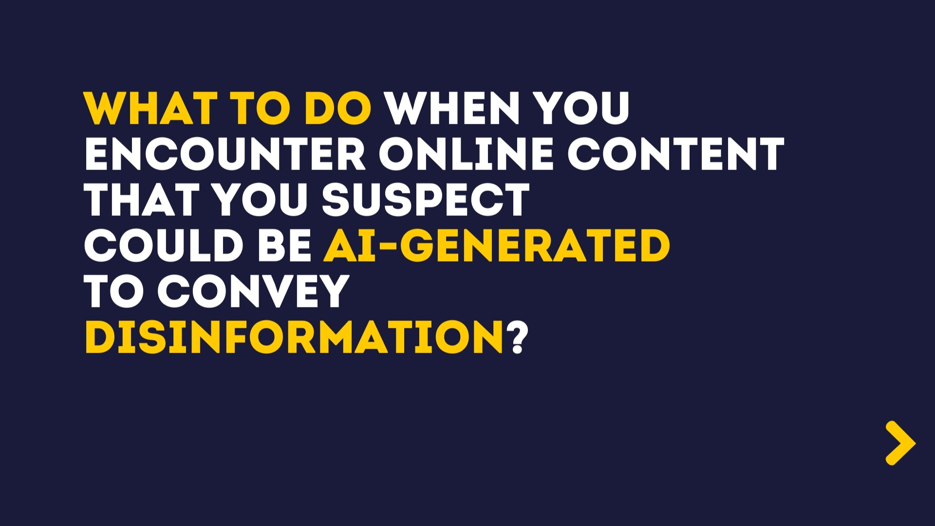TIPS FOR USERS TO DETECT AI-GENERATED CONTENT - EDMO
